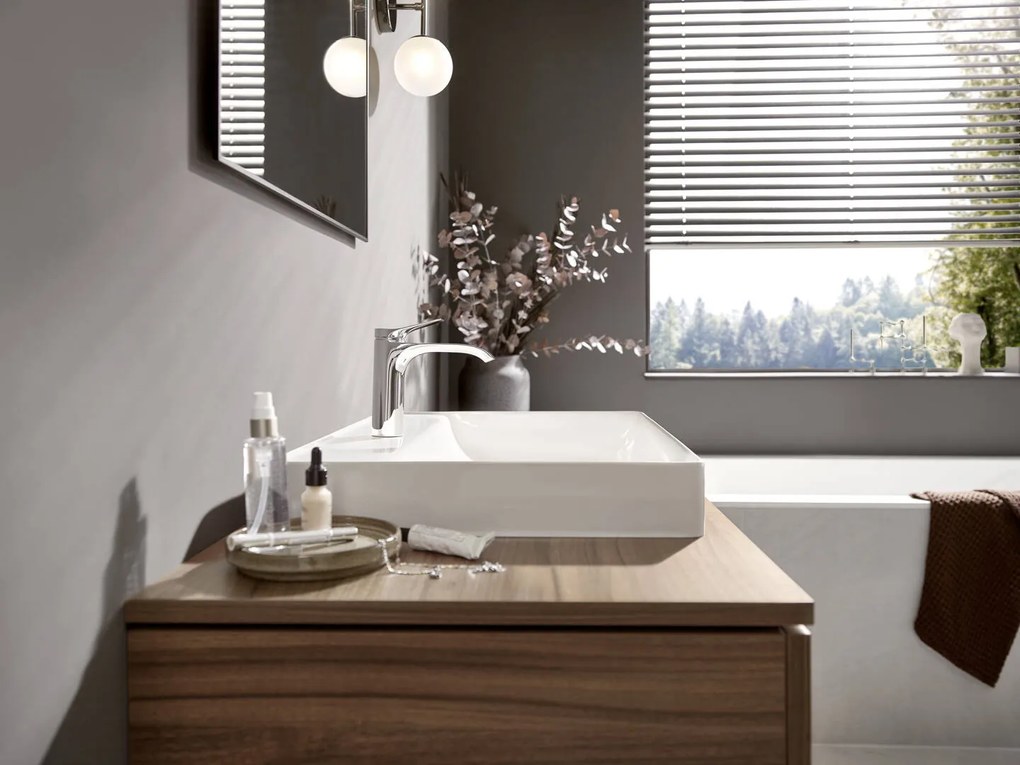 Hansgrohe Vivenis, umyvadlová baterie 110, s výpustí, EcoSmart, chromová, 75020000
