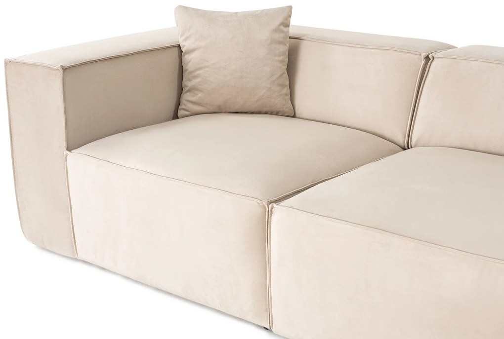 Hanah Home Dvoumístná pohovka LORA krémová 220 cm