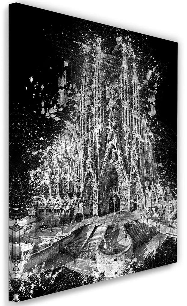 Gario Obraz na plátně Sagrada Familia v Barceloně - Cornel Vlad Rozměry: 40 x 60 cm