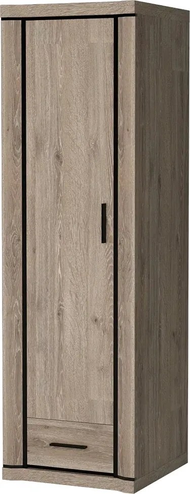 DALLAS t | šatní skříň D19 | 58 cm | UNI provedení | dub trufla