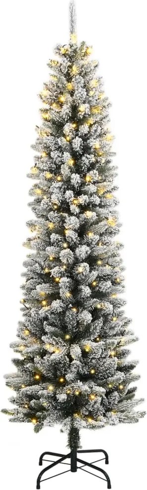 Umělý vánoční stromek se 150 LED a sněhem 150 cm 3315769