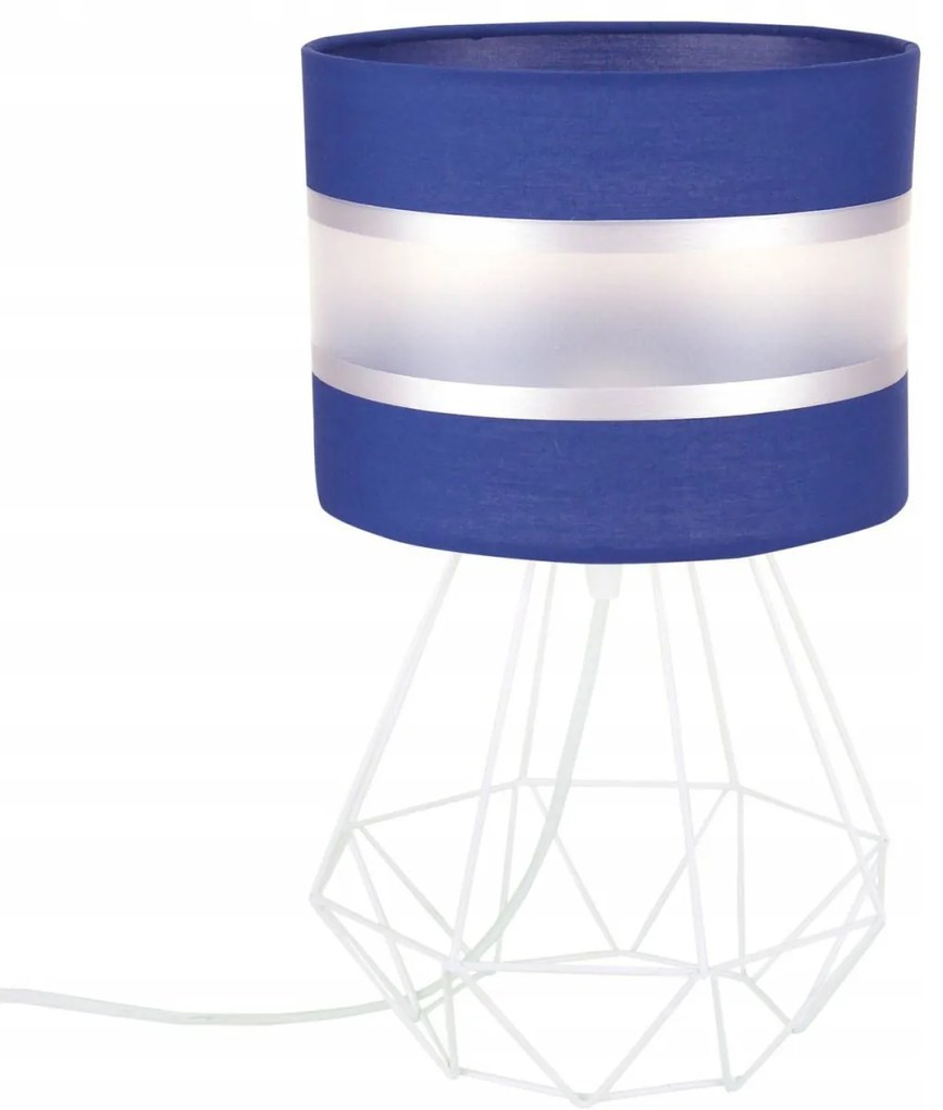 Stolní lampa ELEGANCE, 1x textilní stínítko (výběr ze 6 barev), (výběr ze 3 barev konstrukce), D