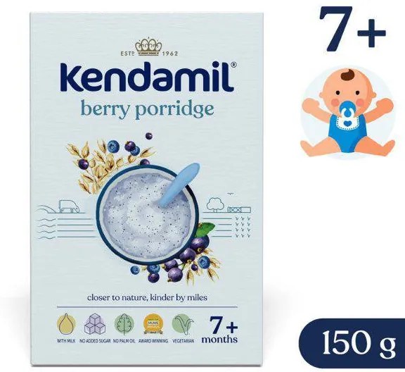 Kendamil mléčná kaše s lesním ovocem 150 g