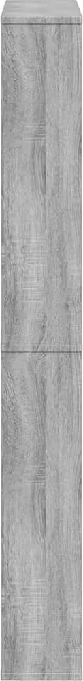 Botník se zrcadlem 4patrový šedý sonoma 63 x 17 x 134 cm 3228278
