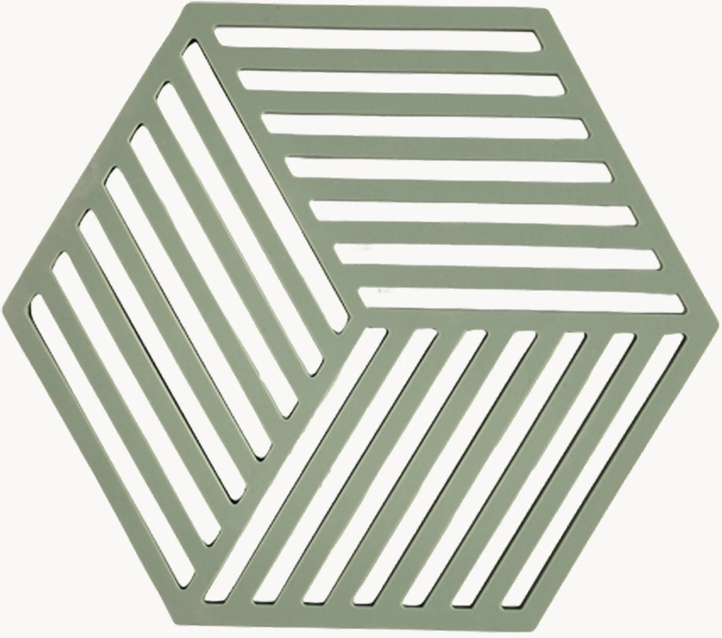 Sada silikonových podtácků Hexagon, 6 dílů