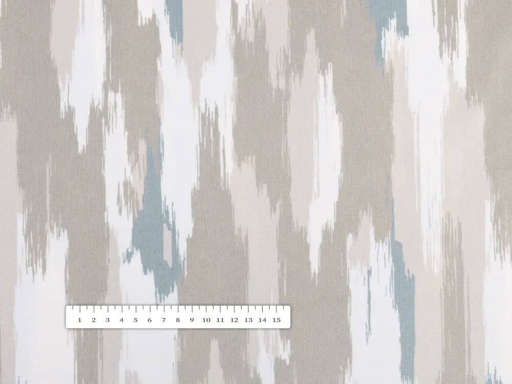 Biante Sametový povlak na polštář Tamara TMR-024 Šedo-béžovo-bílé žíhané pruhy 50 x 50 cm