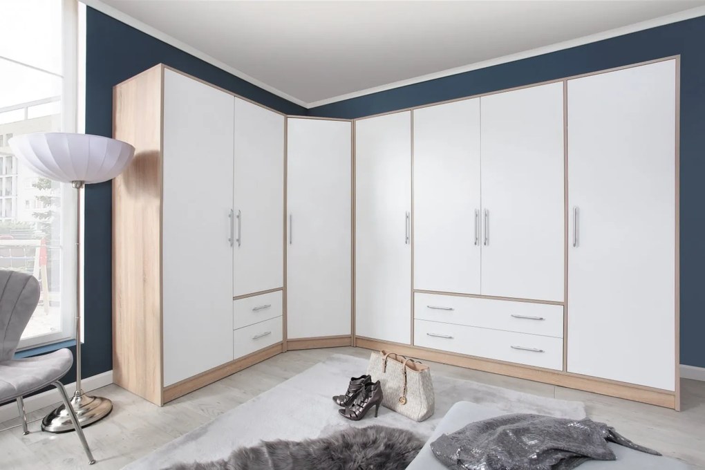 Sestava SMART B dub sonoma + bíly lux