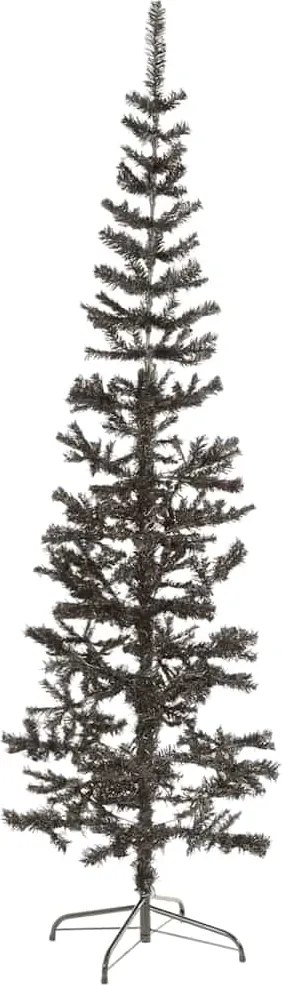 Úzký vánoční stromek černý 180 cm 329219