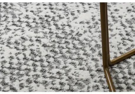Moderní koberec TULS strukturální, střapce 51325 melanž slonová kost velikost 280x370 cm | krásné koberce cz