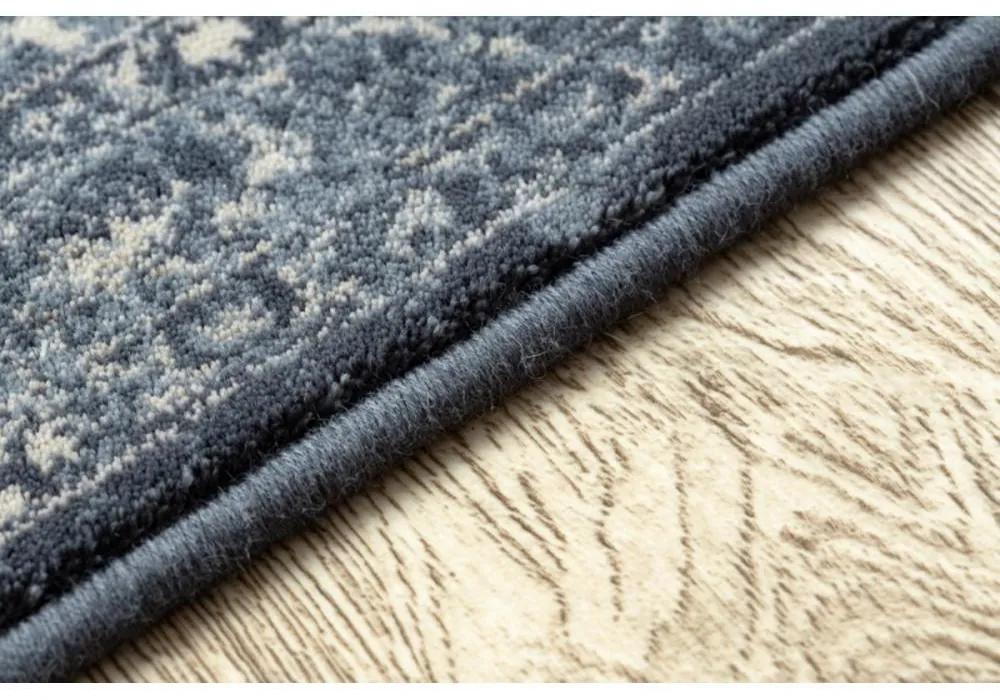 Vlněný kusový koberec Rozet modrý 160x230cm