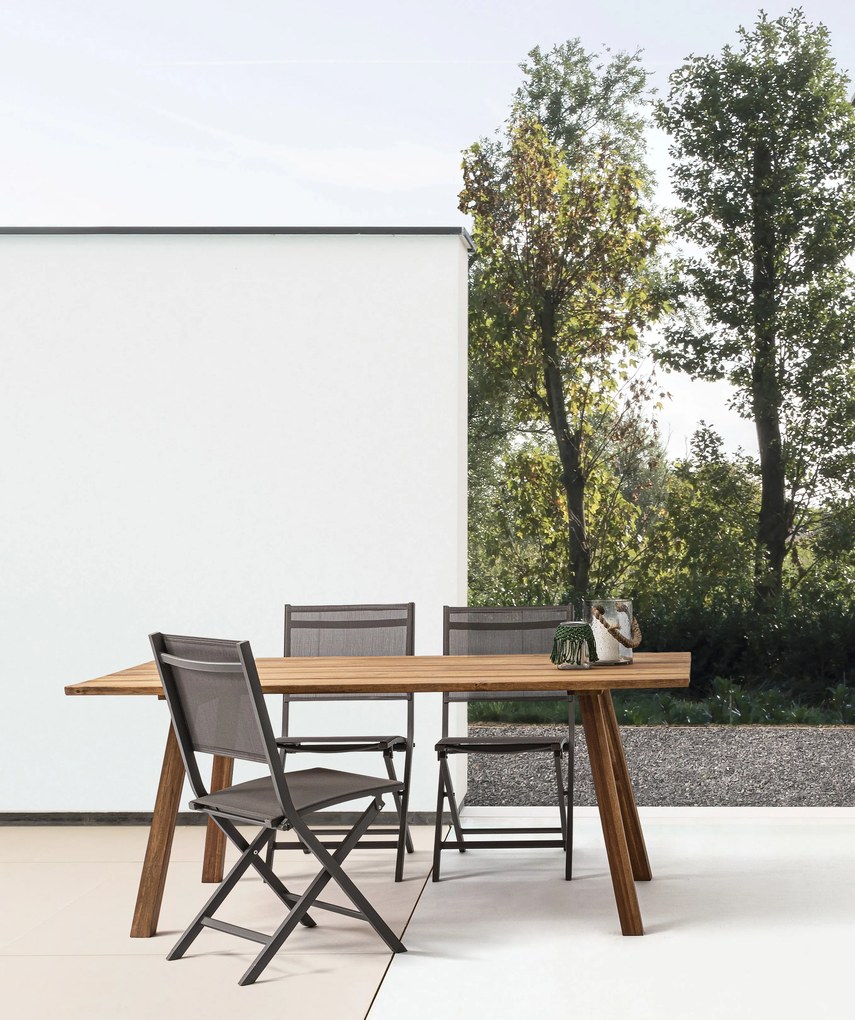 BIZZOTTO jídelní stůl GLASGOW tmavý 180x90 cm 0806902
