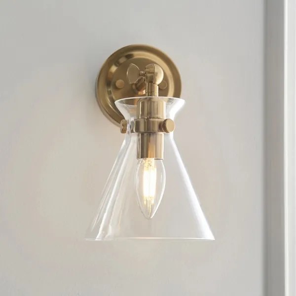 Endon 112861 - Nástěnné bodové svítidlo HARLOW 1xE14/7W/230V zlatá