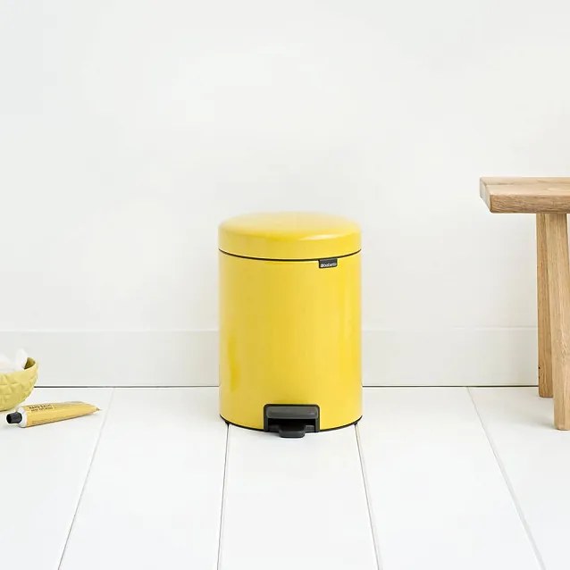 Brabantia Pedálový koš NewIcon 5L žlutá
