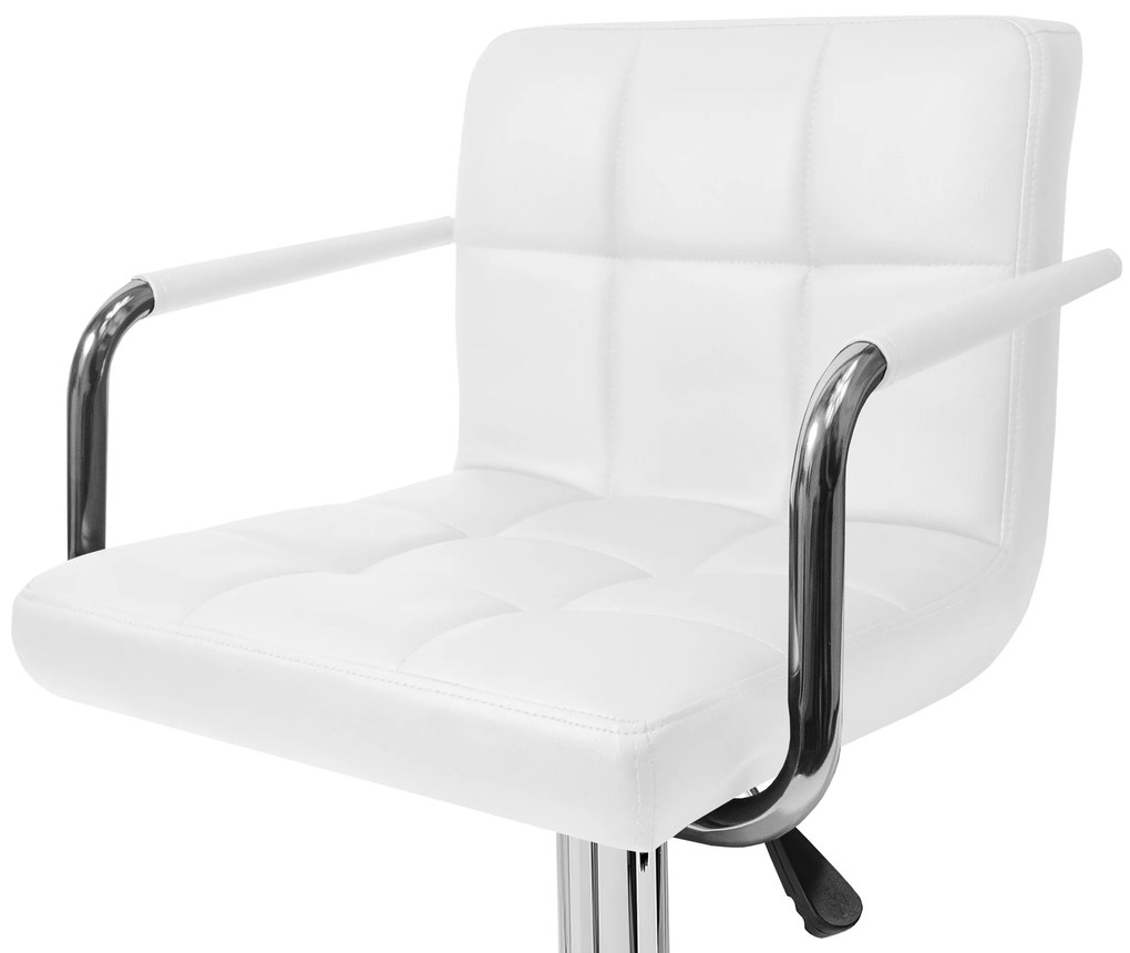Aga 2x Barová židle s područkami MR2010 Bílá