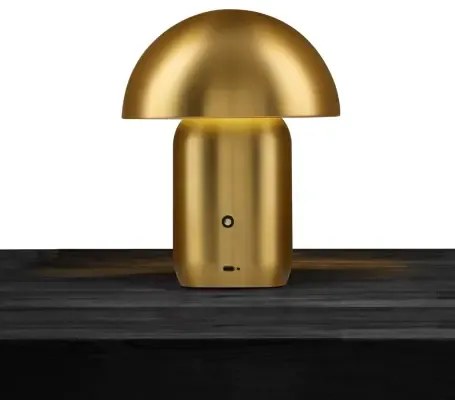 Designová stojací lampa Pois Zlatá