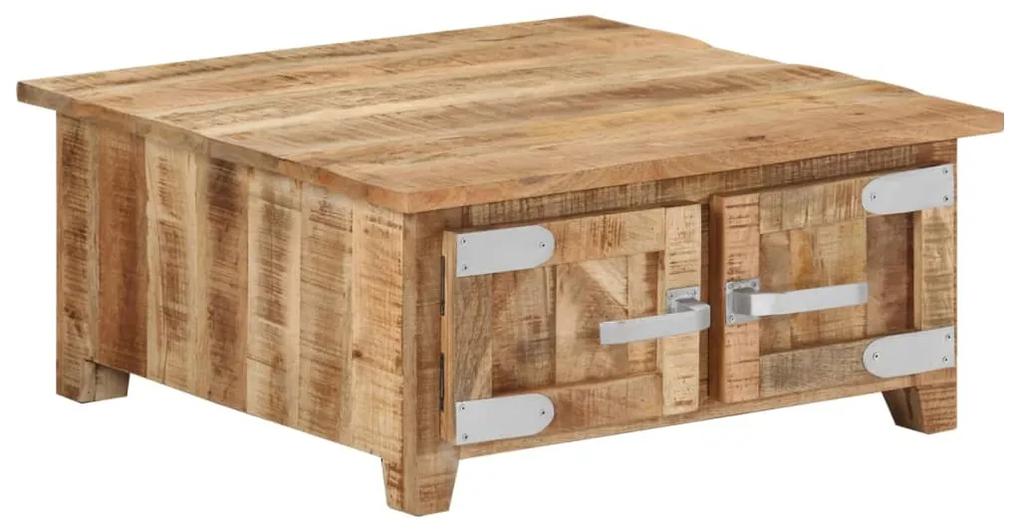 Konferenční stolek 67 x 67 x 30 cm masivní mangovníkové dřevo - Default Title