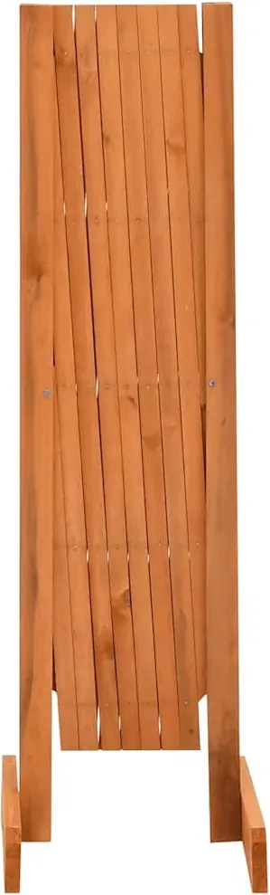 Zahradní trelážový plot oranžový 150 x 80 cm masivní jedle 314826