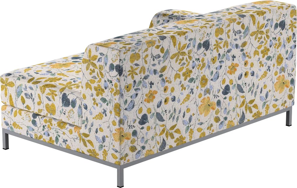 Potah na pohovku IKEA , levé provedení Kramfors 2-místná barva žlutá látka pletený vzor, vzorované