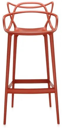 Barová židle Masters Stool oranžová, Kartell - Masters Stool 5868 (výška 109 cm)