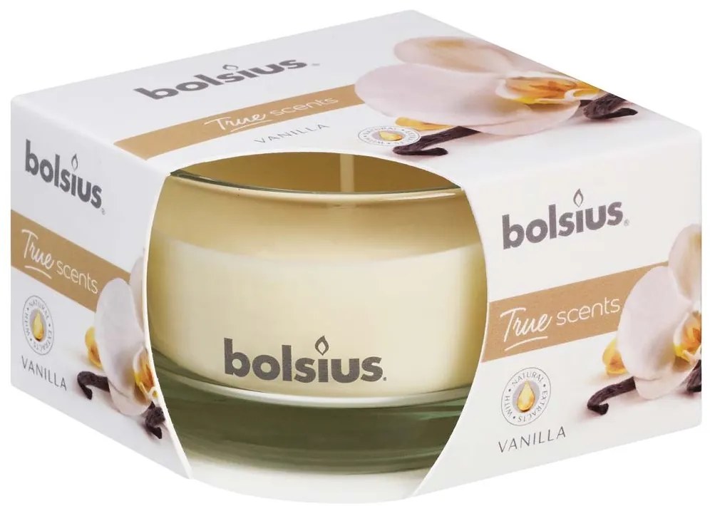 Bolsius Aromatic 2.0 Sklo 80x50mm Vanilla, vonná svíčka