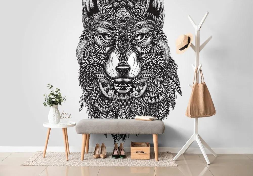 Samolepící tapeta samotářský vlk - 150x100 cm