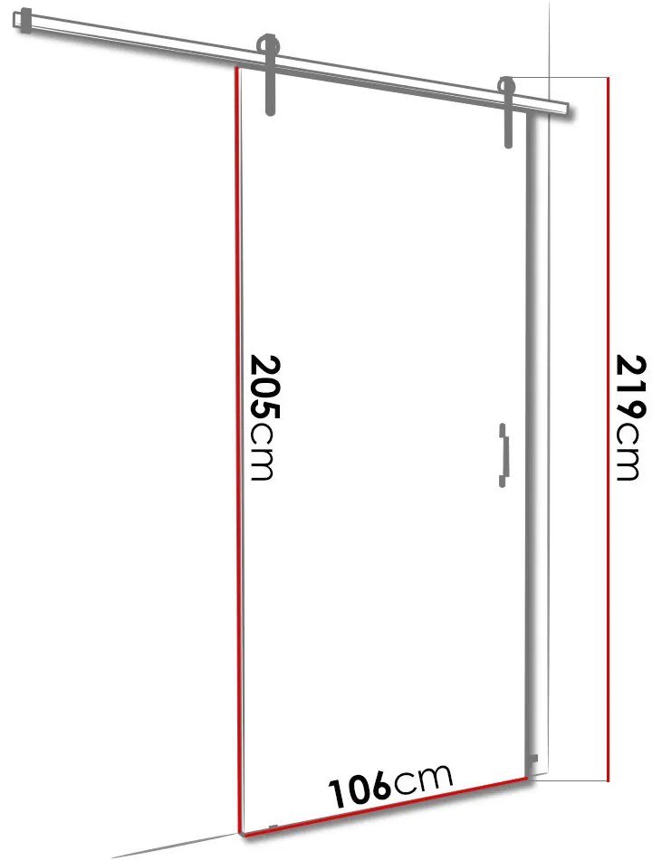 Posuvné interiérové dveře XAVIER 5 - 100 cm, antracitové