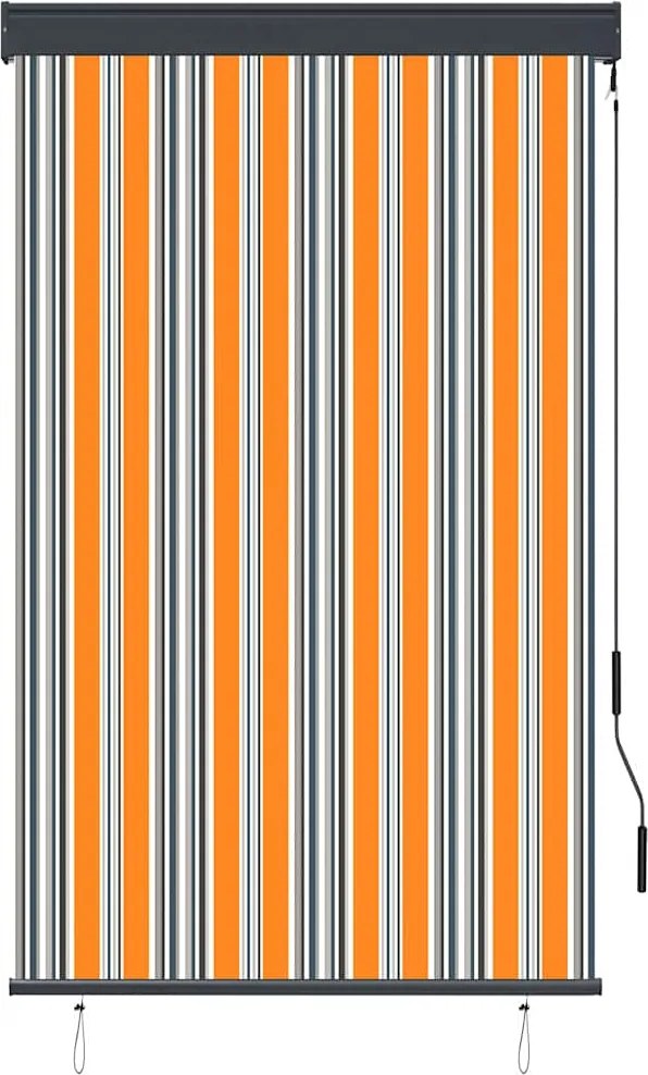 Venkovní roleta 100 x 250 cm žlutomodrá 145956