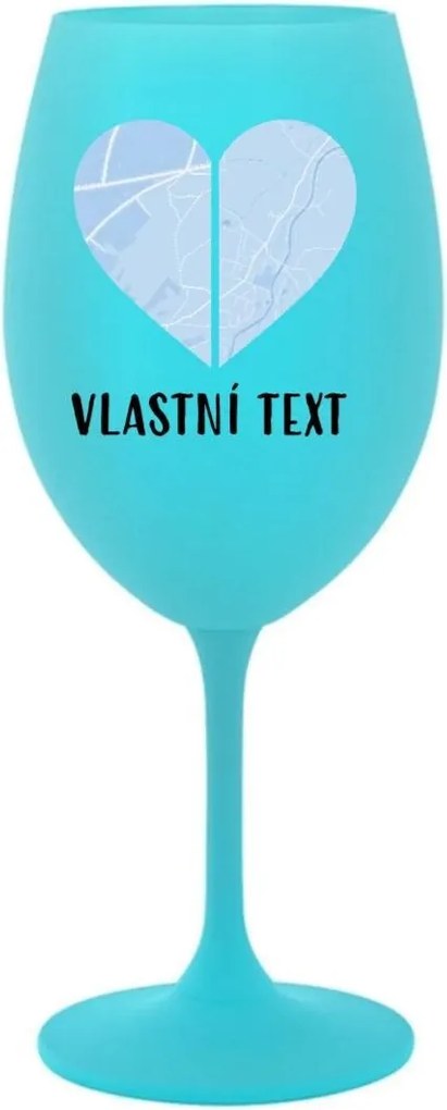 Personalizovaná sklenice - Dvě místa, jedno srdce