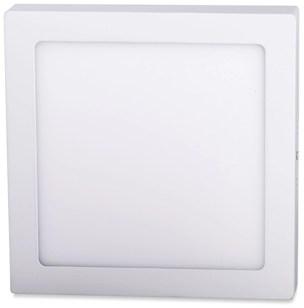 Ecolite Bílý přisazený LED panel hranatý 225 x 225mm 18W Barva světla: Teplá bílá LED-CSQ-18W/2700