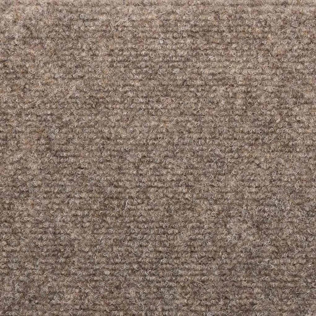 Schodové rohože samolepicí 20 ks 65 x 21 x 4 cm béžové, půlkulaté, velké 3365652
