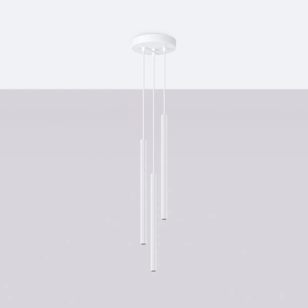 Sollux Lighting Závěsné svítidlo ARCHE 3P bílé