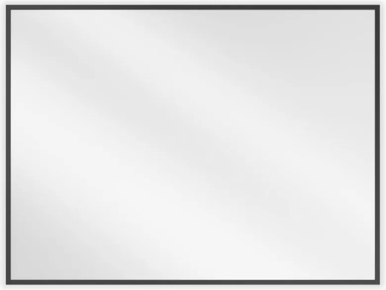 Mexen Loft koupelnové zrcadlo obdélníkové 80 x 60 cm, černý rám - 9852-080-060-000-70