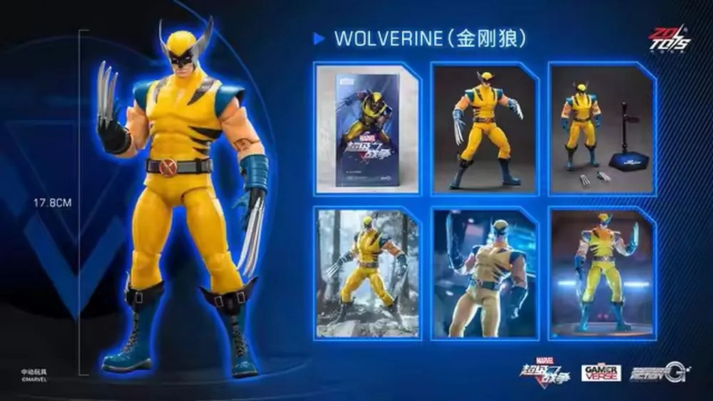 Akční figurky hrdinů od Marvel (Deadpool, Wolverine, Thor, Black Panther, Rocket Raccoon, Star Lord) Varianta: Wolverine 1