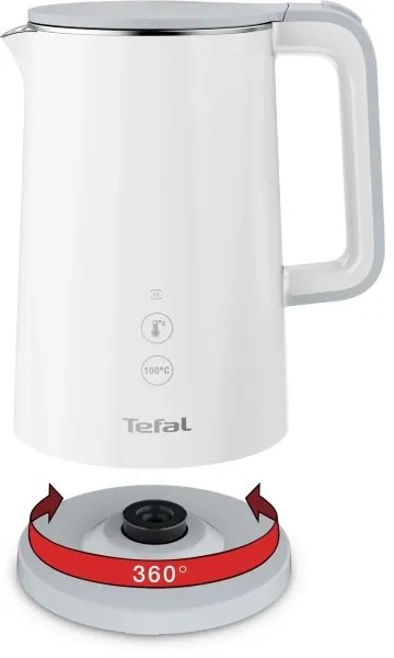 Tefal - Rychlovarná konvice SENSE 1,5 l 1800W/230V bílá