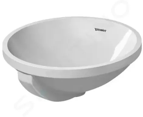 DURAVIT - Architec Umyvadlo, průměr 400 mm, s přepadem, bez otvoru pro baterii, bílá (0468400000)