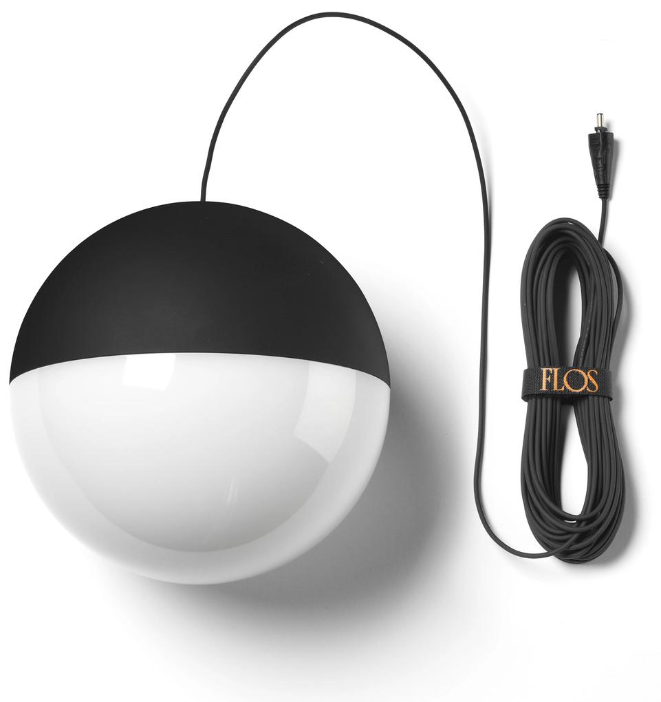 Flos F6490030 String Light Sphere head, svítidlo s 22m dlouhým kabelem, 26W LED 2700K, dotykové ovládání + bluetooth, prům. 19cm