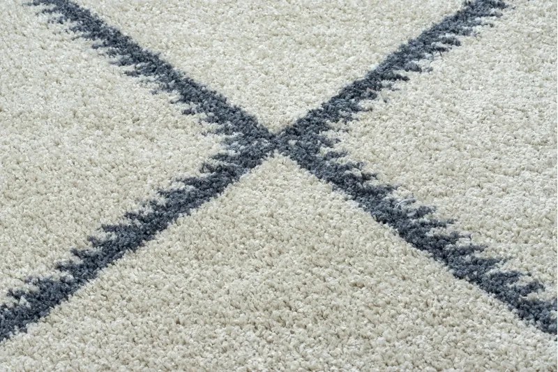 Dywany Łuszczów, Kusový koberec Berber Maknes B5910 cream and grey, 80x150, béžová, ložnice