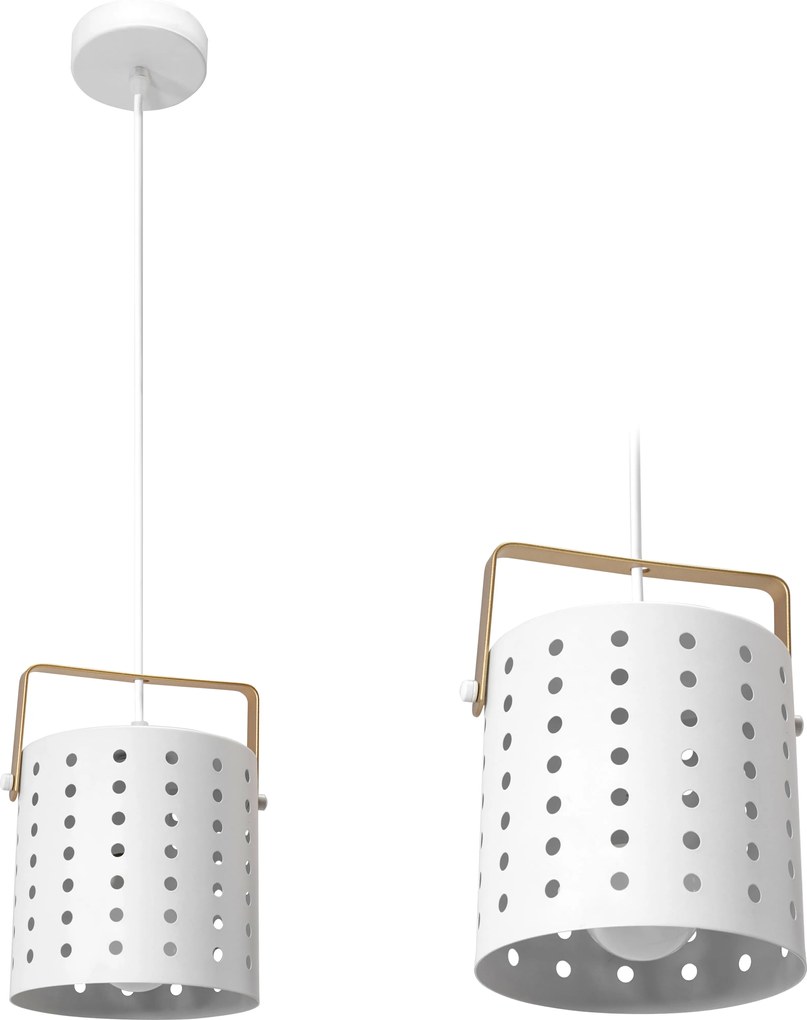 Toolight - Stropní svítidlo 1xE27 60W APP957-1CP, bílá, OSW-03211