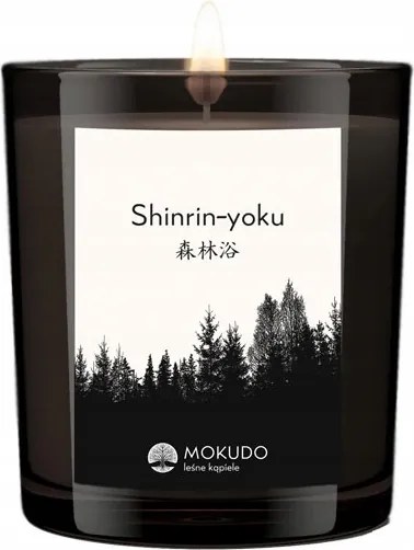 Sójová vonná svíčka Mokudo Shinrin-yoku, 140 g 100% přírodní složení