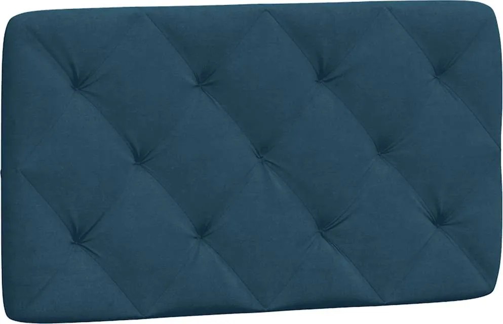 Postel s matrací modrá 90 x 200 cm samet 3208638