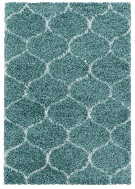 Kusový koberec Salsa shaggy 3201 blue 200 x 290 cm