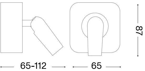 Ideal Lux - LED Nástěnné bodové svítidlo BEAN LED/3W/230V CRI 90 lesklý chrom