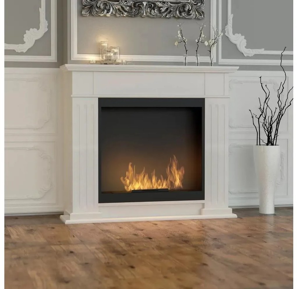 InFire - BIO krb 115x100 cm 3kW bílá INPORTAL 1