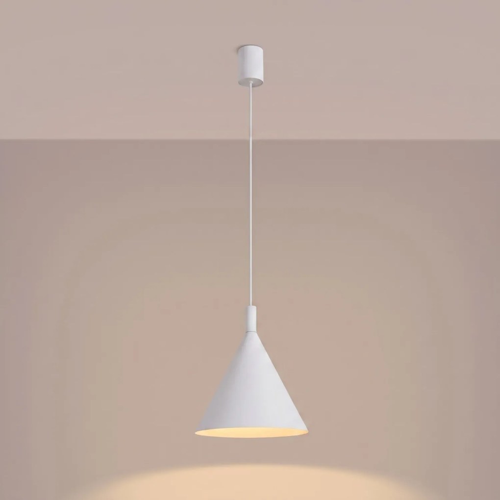 Sollux Lighting Závěsné svítidlo NOX 25 bílé