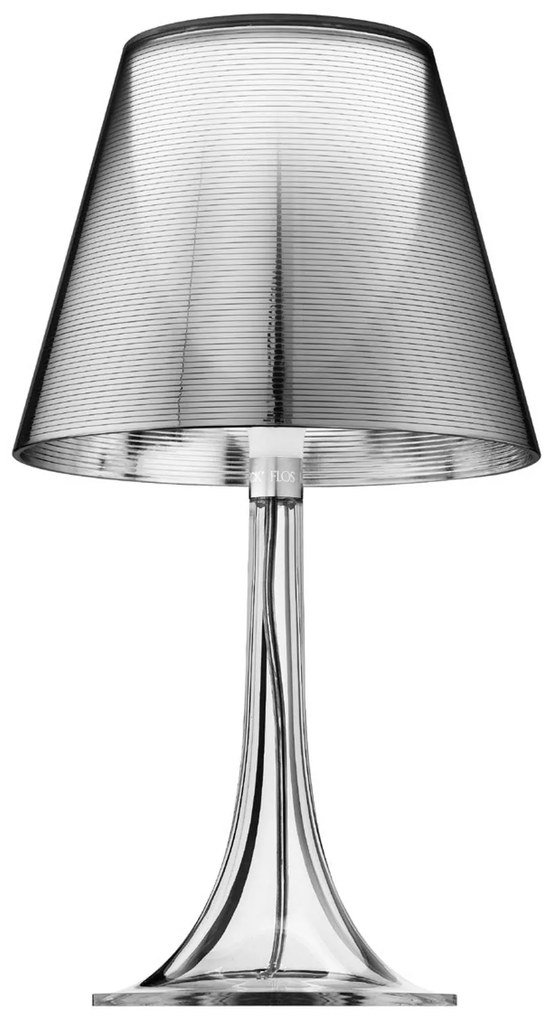 FLOS Miss K stolní lampa Philippe Starck, stříbrná
