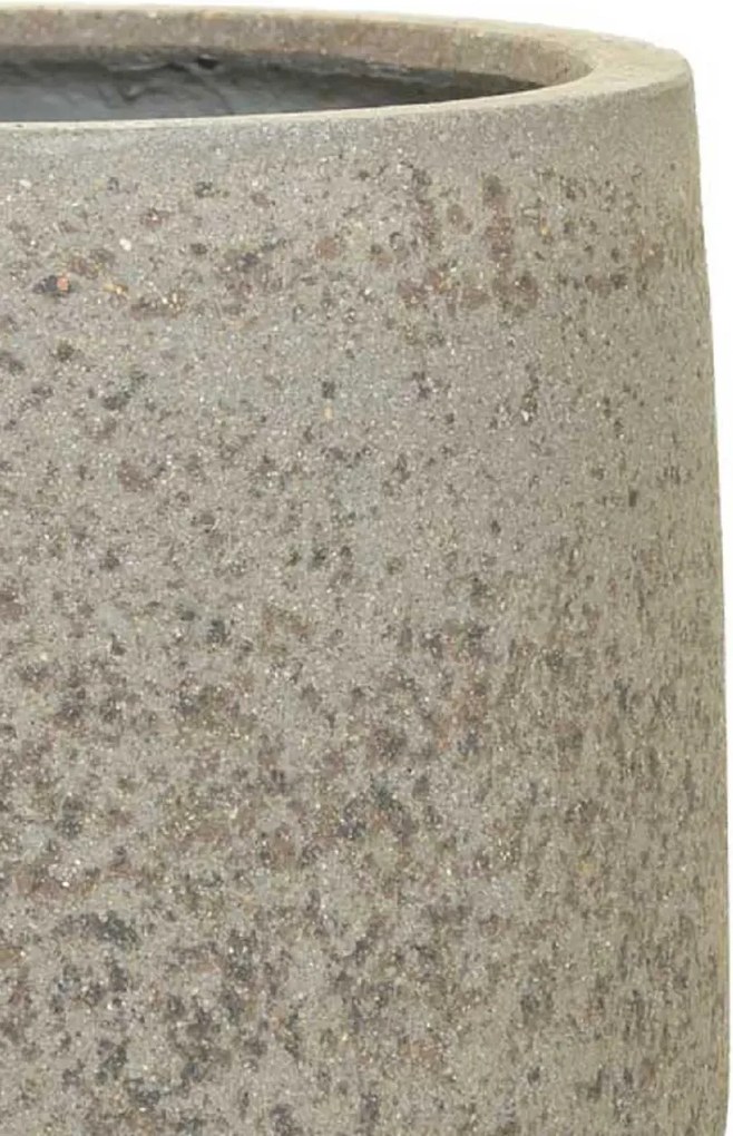 Designový květináč SASSO, vláknocement, 42x38 cm, šedý