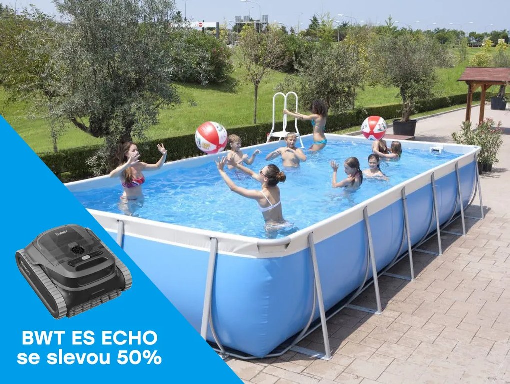 Technypools AKCE: bazénový set CALIFORNIA 550 STD (modrá) + BWT ES ECHO