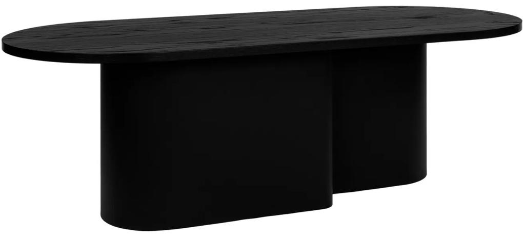 OnaDnes -20% noo.ma Černý dubový konferenční stolek Looi 115 x 50 cm