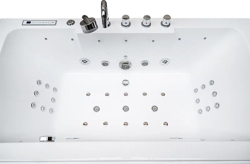 BPS-koupelny Hydromasážní vana HYD-IR933A-WH 150x84 BÍLÁ s ohřevem vody