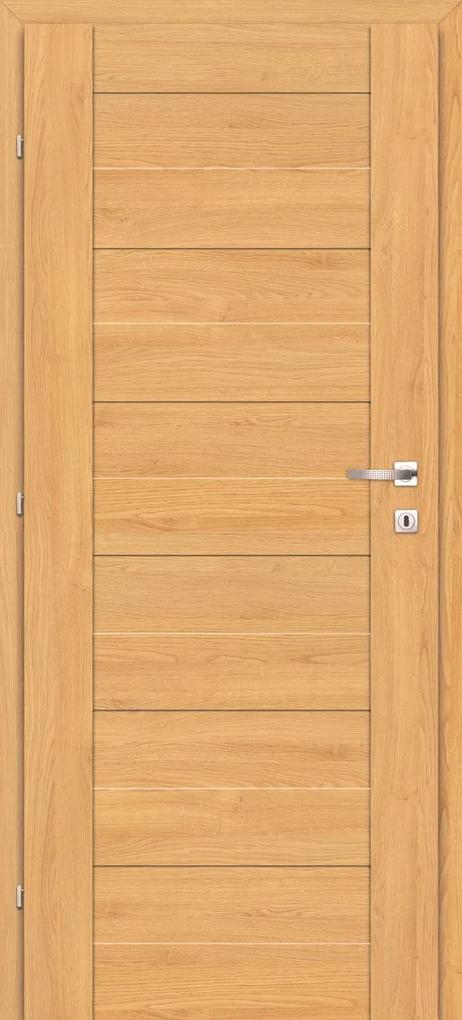 Classen Tosca Interiérové dveře rámové, 90 L, 946 × 1985 mm, fólie, levé, dub olejovaný, plné